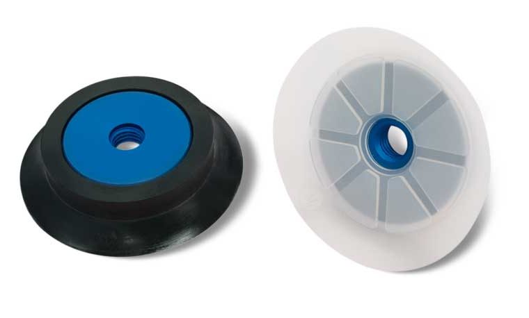 Flat round suction cups: perfect grip even on vertical surfaces ...