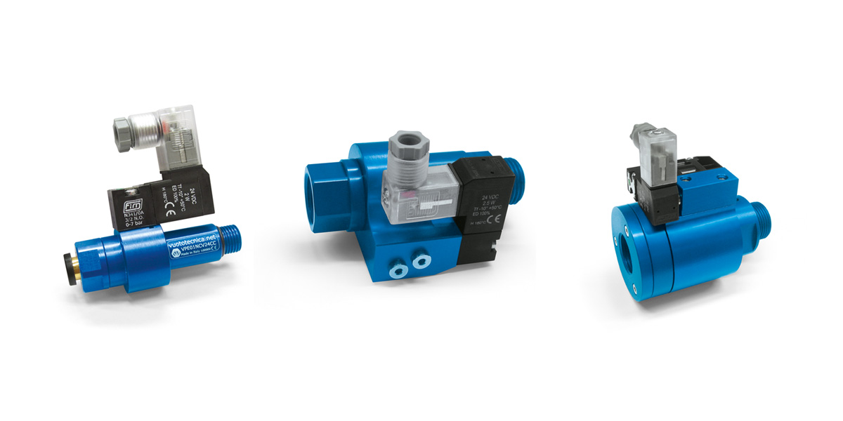 Coaxial shutter pneumatic valves, VPE series - Vacuumdaily.net